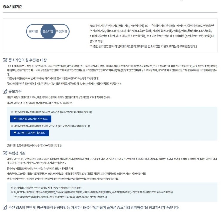 중소기업확인서 발급 과 기준 및 갱신 확인 방법 보기 소상공인 네이버 블로그